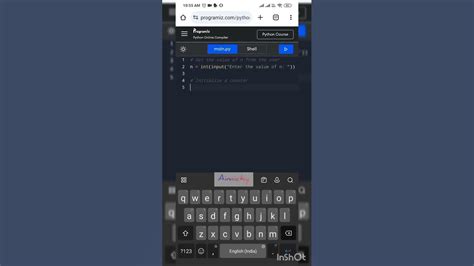 Write A Python Program To Print First Natural Number Using While Loop 🔥python Coding