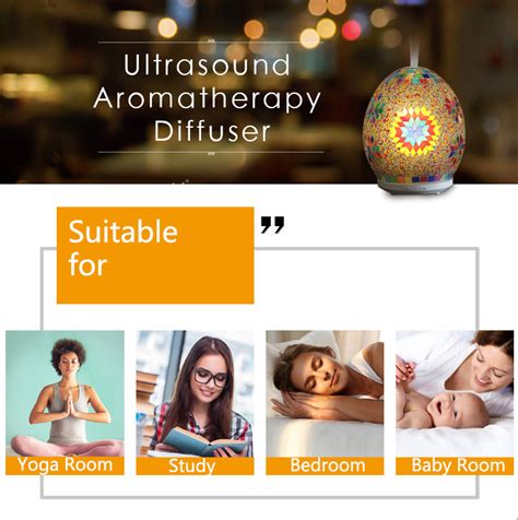 Buy Wholesale China Mosaic Glass Cover Plug In Warmer Aroma Diffuser 7led Diwali Light