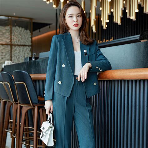 職業裝短款西裝套裝女韓版時尚修身小個子西服外套條紋氣質工作服 露天市集 全台最大的網路購物市集