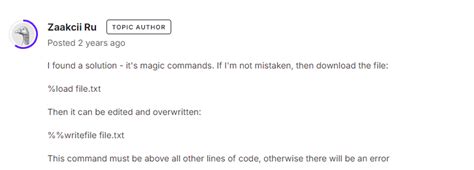 A Simple Trick To Edit Files In Kaggle Using Magic Commands By Roscoe Kerby Roscode Medium