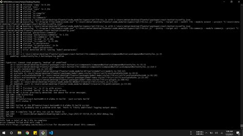 Build Fails When I Execute Yarn Build To Fluentui React Examples Issue Microsoft