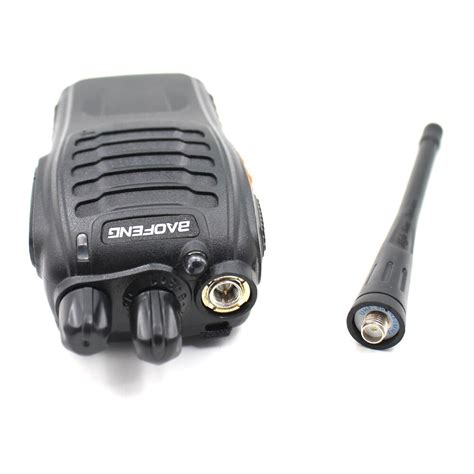 4pcs Baofeng Bf 888s Walkie Talkie Black 5w 5km Uh Grandado