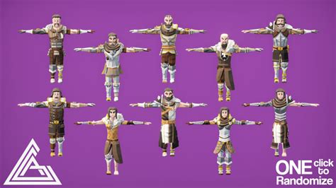 Lowpoly Knights Modular