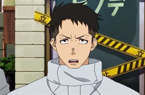 Akitaru Obi Fire Force Anime Cartoon Art Styles Shinra Kusakabe