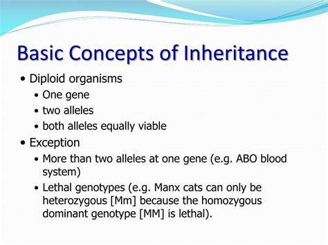 Ppt Patterns Of Inheritance Powerpoint Presentation Free Download Id