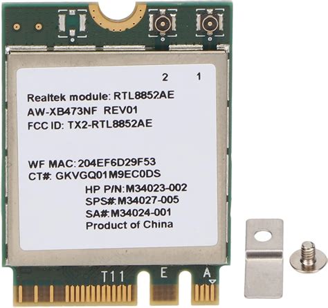 Placa De Rede Wifi Placa De Rede De M Dulo Sem Fio Ngff M Bluetooth Ac Axe G G