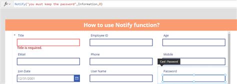 How To Use PowerApps Notify Function Power Apps
