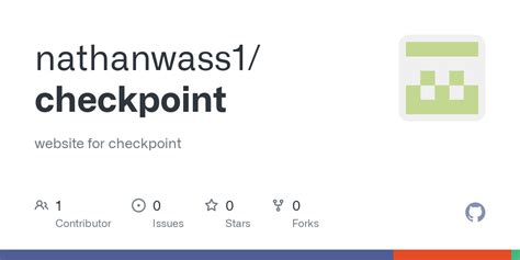 GitHub Nathanwass1 Checkpoint Website For Checkpoint