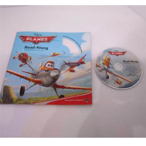 「二手書」附cd Disney Storybook Planes 迪士尼 Read Along 英文讀本 蝦皮購物