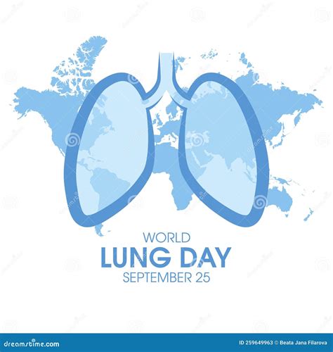 World Lung Day Poster With Healthy Lungs Vector Stock Vector Illustration Of Banner Event