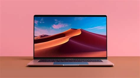 Premium AI Image Laptop With A Minimalist Product Detail Page Featuring AI Generated