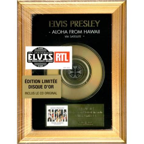 Elvis Presley Aloha From Hawaii French Cd Album Cdlp 418967