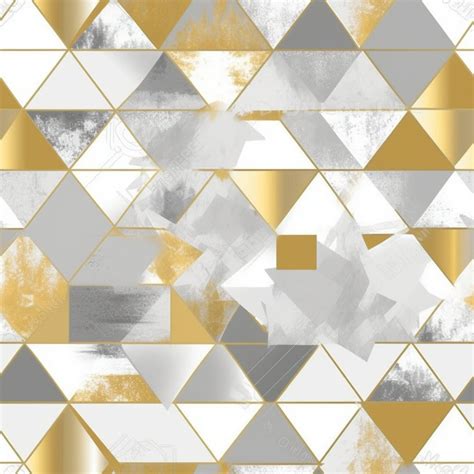 Gold Triangular Geometric Pattern Png Sublimate Download Digital