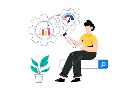 Premium Vector Optimization Flat Style Design Vector Illustration