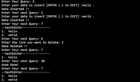 GitHub Harsh12chauhan Texteditor This Is Console User Interface CUI