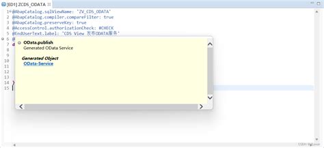 【sap Abap】三种方法进行sap Odata数据服务发布（ddic、rfc、cds）abap Odata Csdn博客