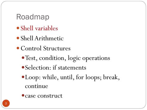 Ppt Bash Scripting Control Structures Powerpoint Presentation Free