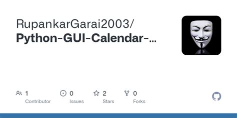 Github Rupankargarai2003python Gui Calendar Using Tkinter