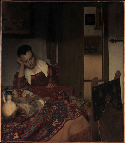Johannes Vermeer A Maid Asleep The Metropolitan Museum Of Art