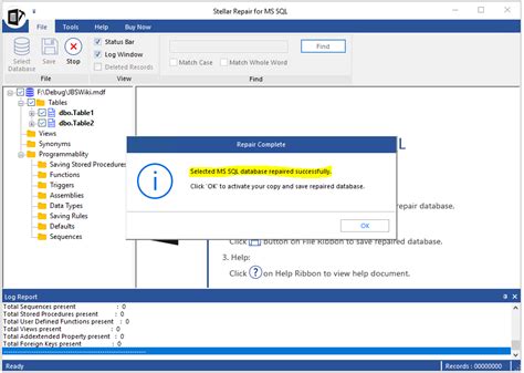 Database Corruption Repairing A Sql Server Database Without Ldf Or