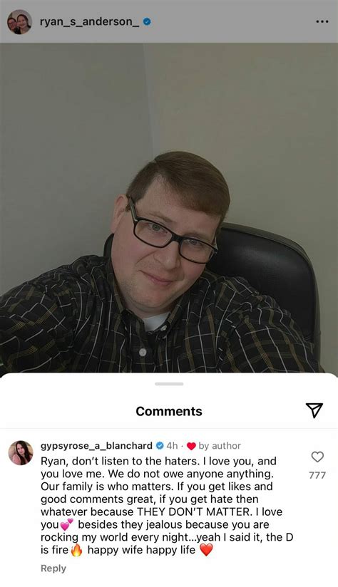Gypsy Rose Blanchard Defens Husband Ryan Says The D Is Fire