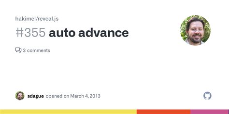 auto advance · issue 355 · hakimel reveal js · github