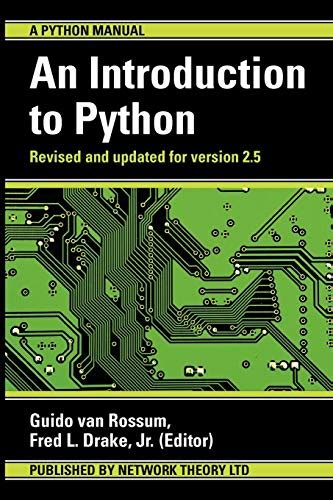 An Introduction To Python By Guido Van Rossum Fred L Jr Drake Eur 23
