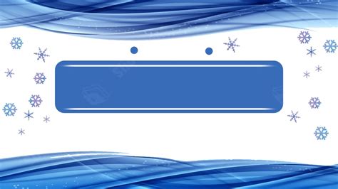 Blue Ribbon Snowflake Simple Powerpoint Background For Free Download Slidesdocs