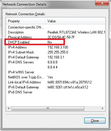 Cara Membedakan IP DHCP Dan IP Static Yang Digunakan Komputer