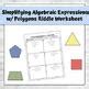 Simplifying Algebraic Expressions W Polygons Riddle Worksheet TPT