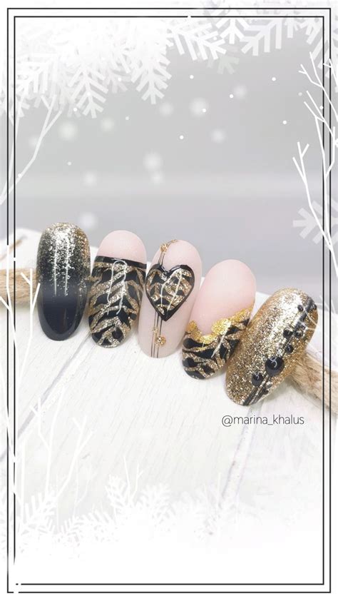 Новогодний дизайн ногтей Ногти Дизайн ногтей Маникюр