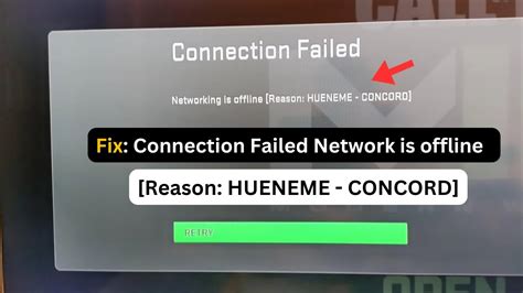 call of duty black ops 6 connection failed networking is offline