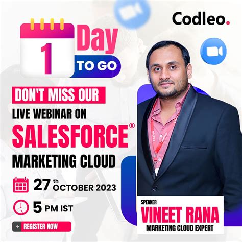 Codleo Consulting On Linkedin Onedaytogo Webinar Livewebinar Webinar2023