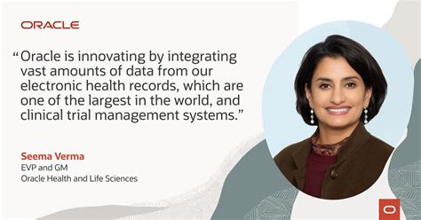 Mahesh Agrawal On Linkedin Seema Verma Oracle Health And Life Sciences