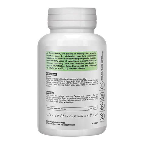 Buy Route 2 Health Ez Col Tablet Relieves Constipation 30 Pack Online At Best Price In