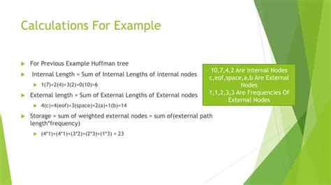 Huffman Coding Huffman Tree Pptx