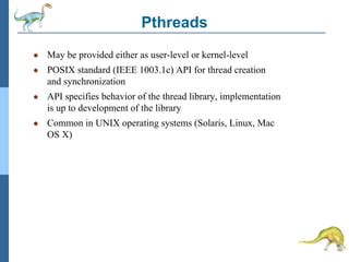 Multithreaded Programming In Oprating System Ppt