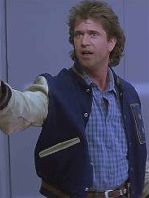 Mel Gibson Letterman Jacket Lethal Weapon 2 Martin Riggs Jacket