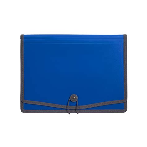 Expandable Document Case With Fabric Gusset Elastic Closure PP A Document Wallets