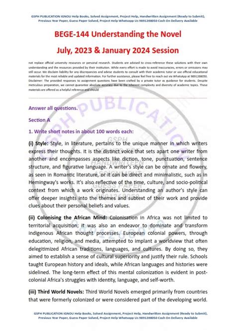 Ignou Bege 144 Solved Assignment 2023 24 English Medium Ignou Solved Assignment 2024 25