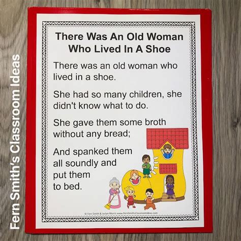 There Was An Old Woman Who Lived In A Shoe Color By Number