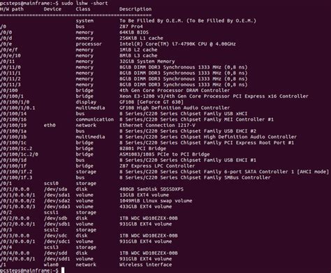 Find Linux Hardware Information In Linux Mint Ubuntu PCsteps