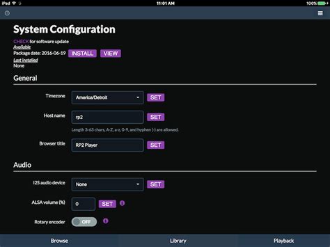 Moode Audio Player For Raspberry Pi Page Software Audiophile Style