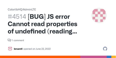 Bug Js Error Cannot Read Properties Of Undefined Reading Classlist
