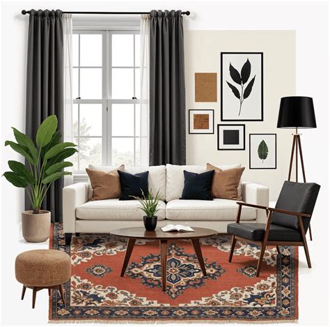 Transitional Wood Mood Board Ideas