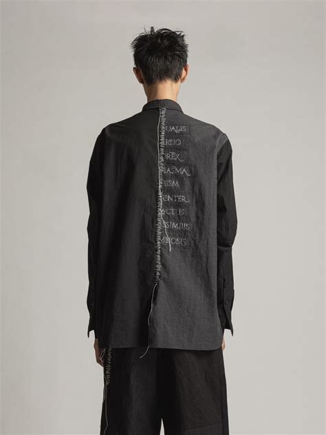 Duellum（デュエラム）philosophy Patchwork Shirt（コンビネーションパッチワークシャツ）