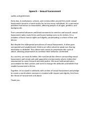 Breaking The Silence Addressing Sexual Harassment In Society Course Hero