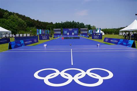 파리 올림픽 양궁장 재현 연합뉴스