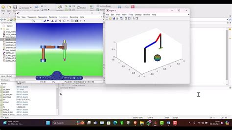 Simulation Of The Scara Manipulator Using The Provided Trajectory Data Using Matlab Simulink