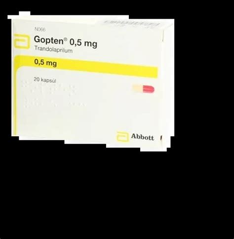 Gopten 0 5mg 20 Comprimate Abbott Dr Max Farmacie